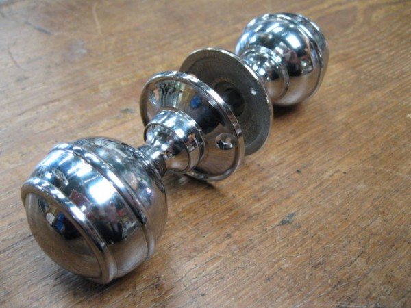 Chrome door knobs - Wells Reclamation