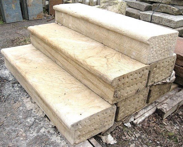 Natural stone steps - Wells Reclamation
