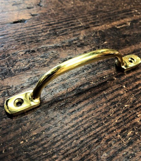Brass handle - Wells Reclamation