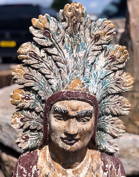 Wooden statue - Wells Reclamation