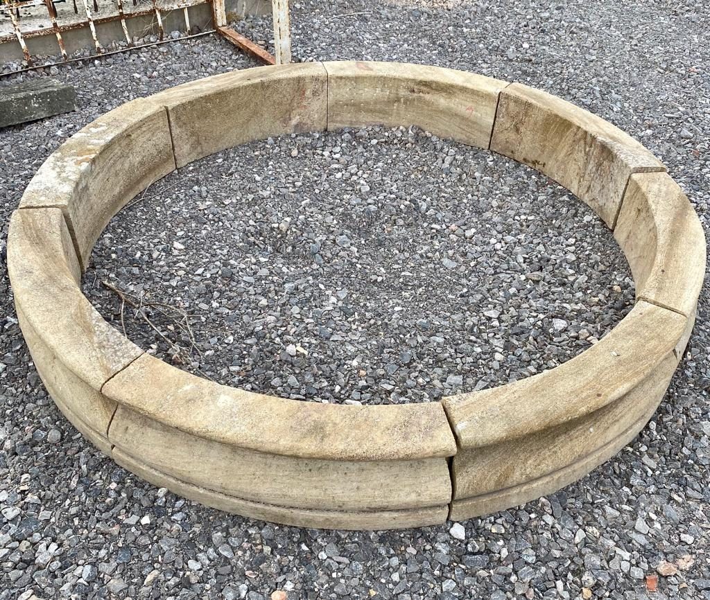 Stone pond surround - Wells Reclamation