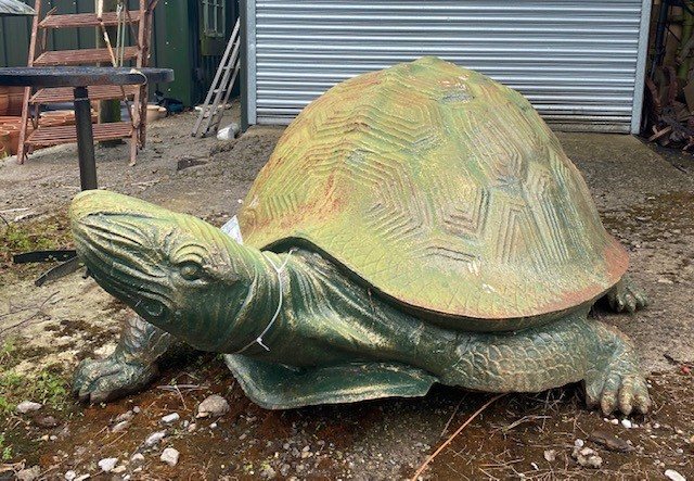 Enormous cast iron Tortoise - Wells Reclamation