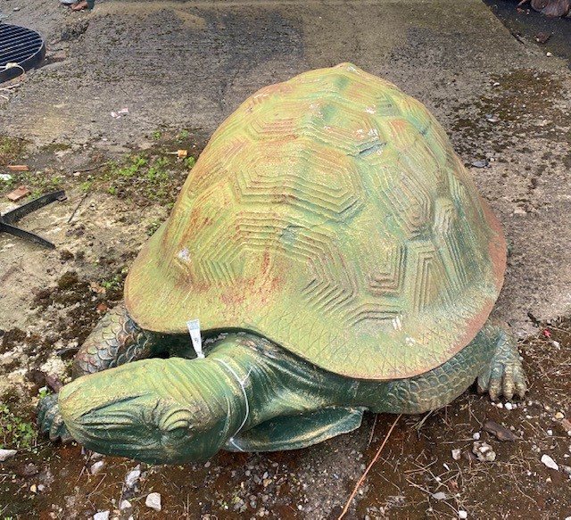 Enormous cast iron Tortoise - Wells Reclamation