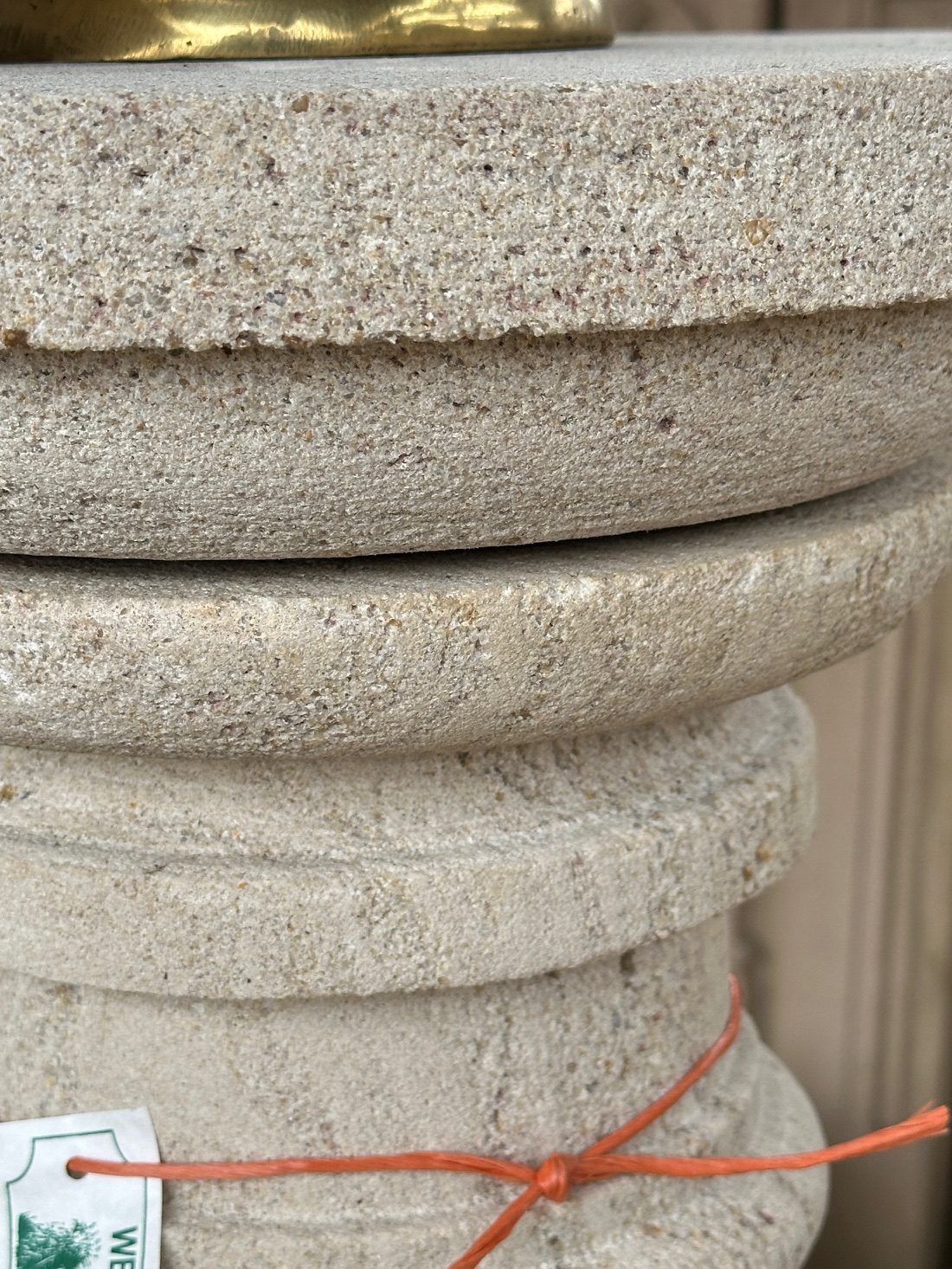 carved stone plinth - Wells Reclamation