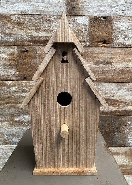 Hand made wooden bird box - Wells Reclamation
