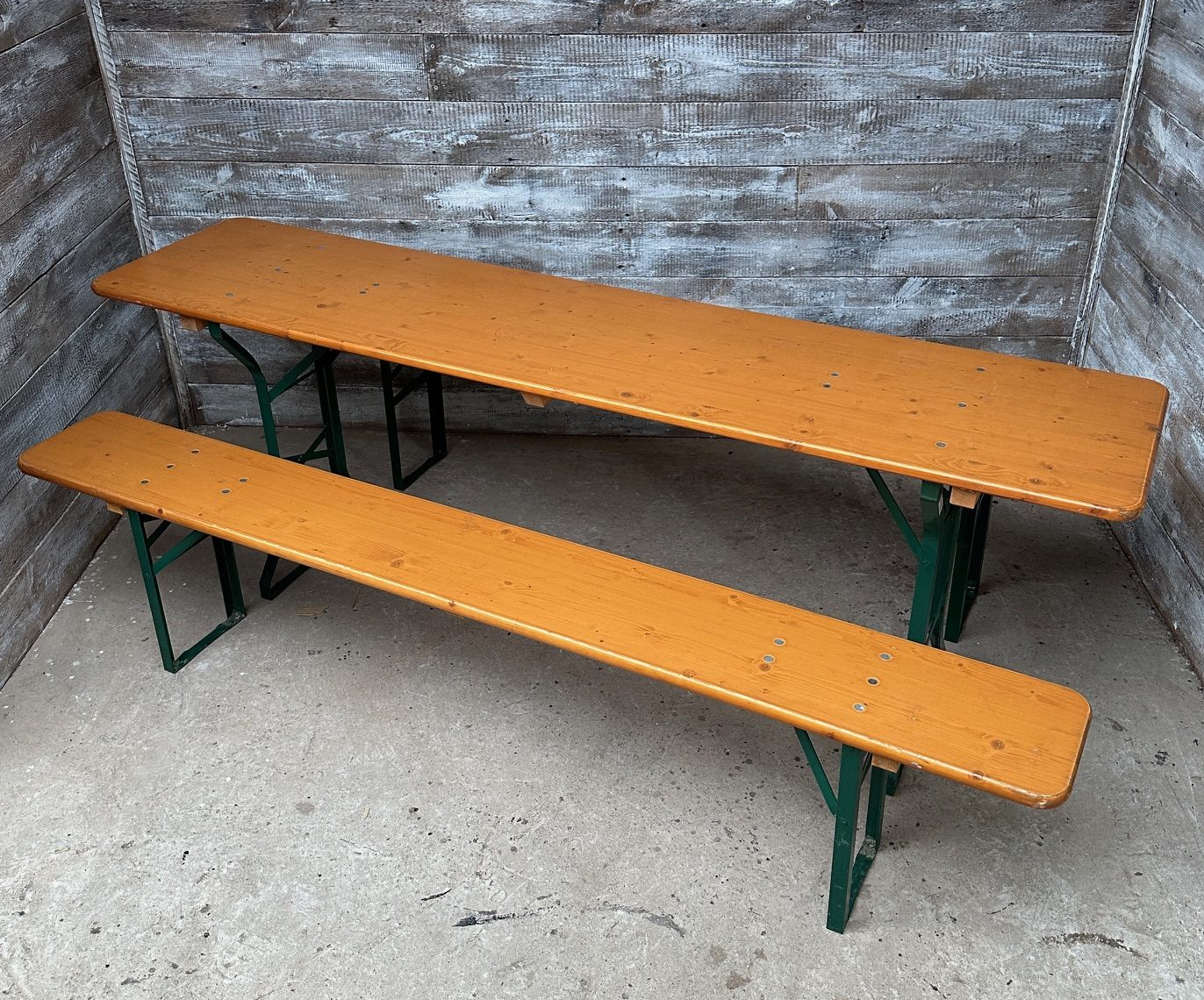 German beer festival tables - Wells Reclamation