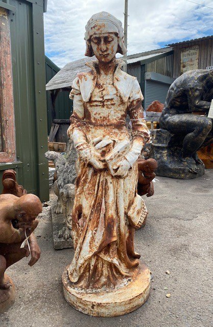 Anne Boleyn Cast Iron Statue - Wells Reclamation