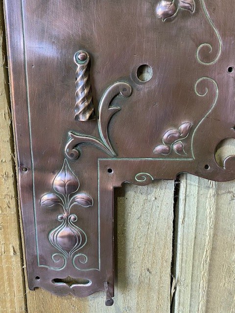 Victorian Decorative Copper Back Plates - Wells Reclamation