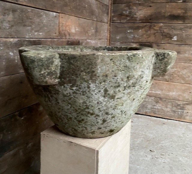 19th century marble mortar - Wells Reclamation