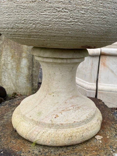 stone garden urn planter - Wells Reclamation