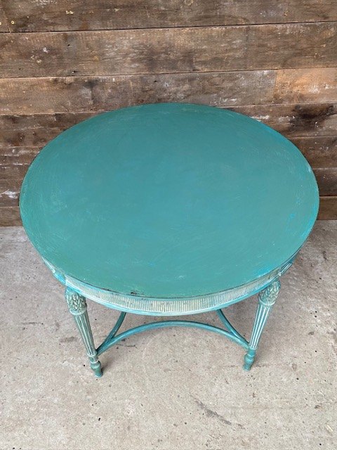 antique round table - Wells Reclamation