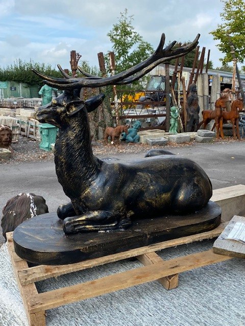 stag statue - Wells Reclamation