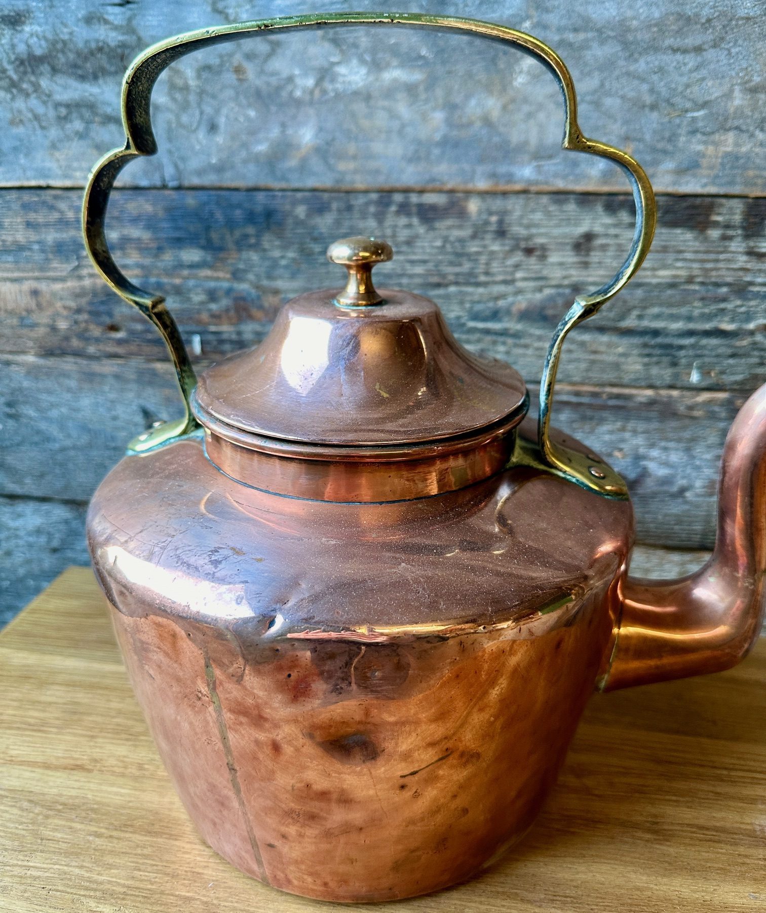 victorian copper kettle - Wells Reclamation