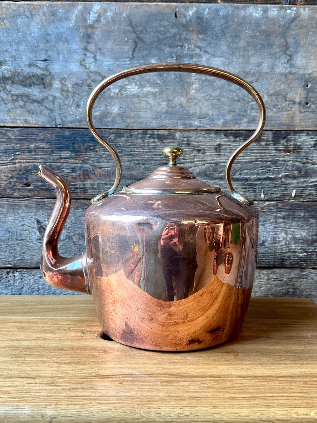 victorian copper kettle - Wells Reclamation