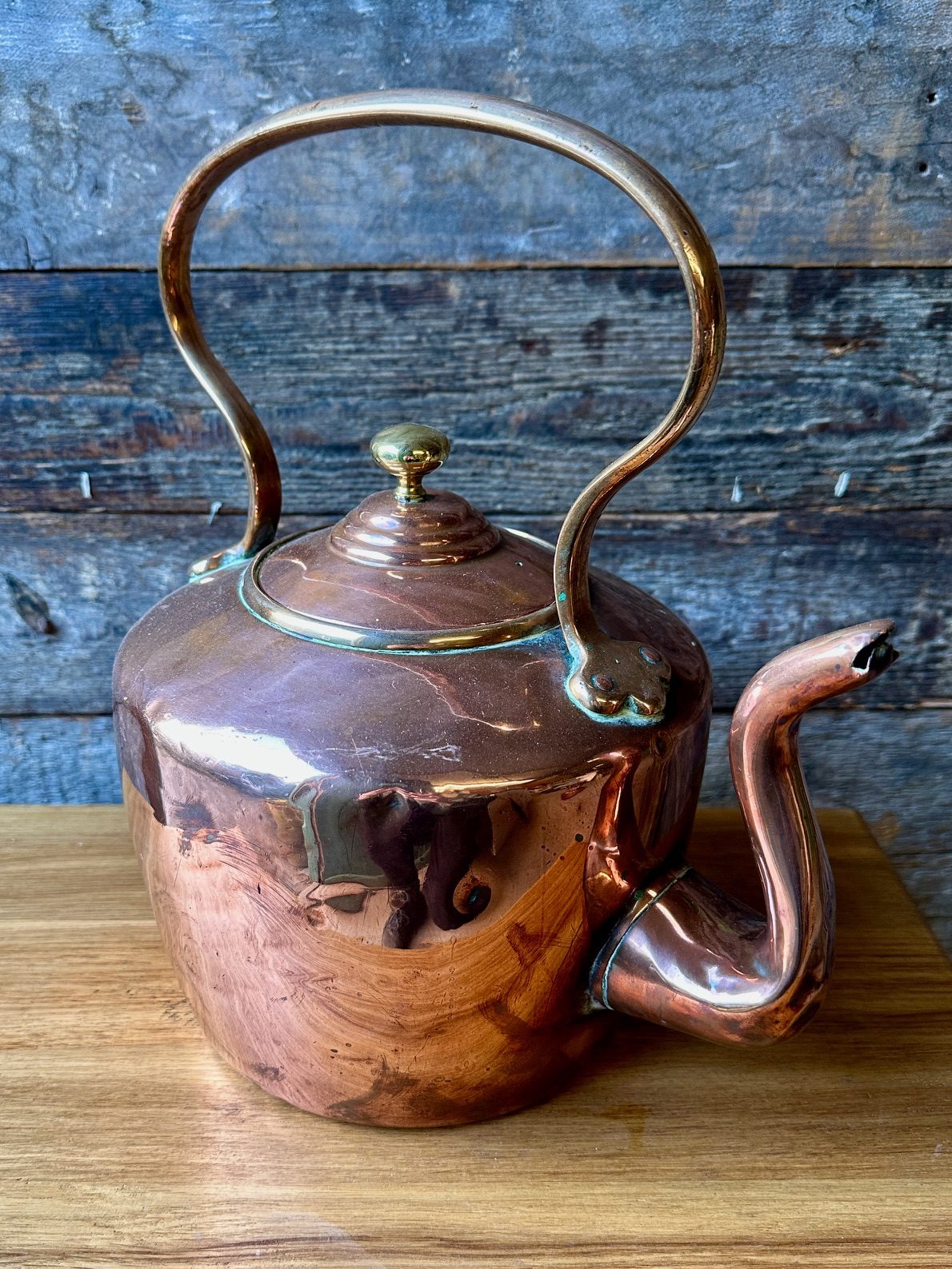 victorian copper kettle - Wells Reclamation