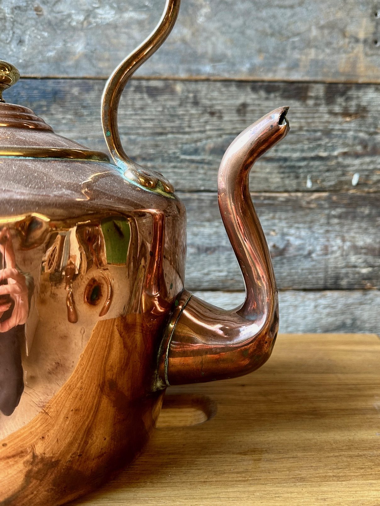 victorian copper kettle - Wells Reclamation