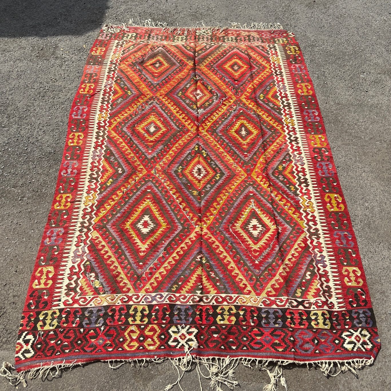 antique rug - Wells Reclamation