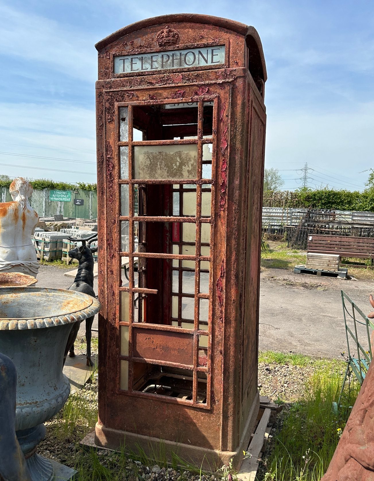 red telephone box - Wells Reclamation