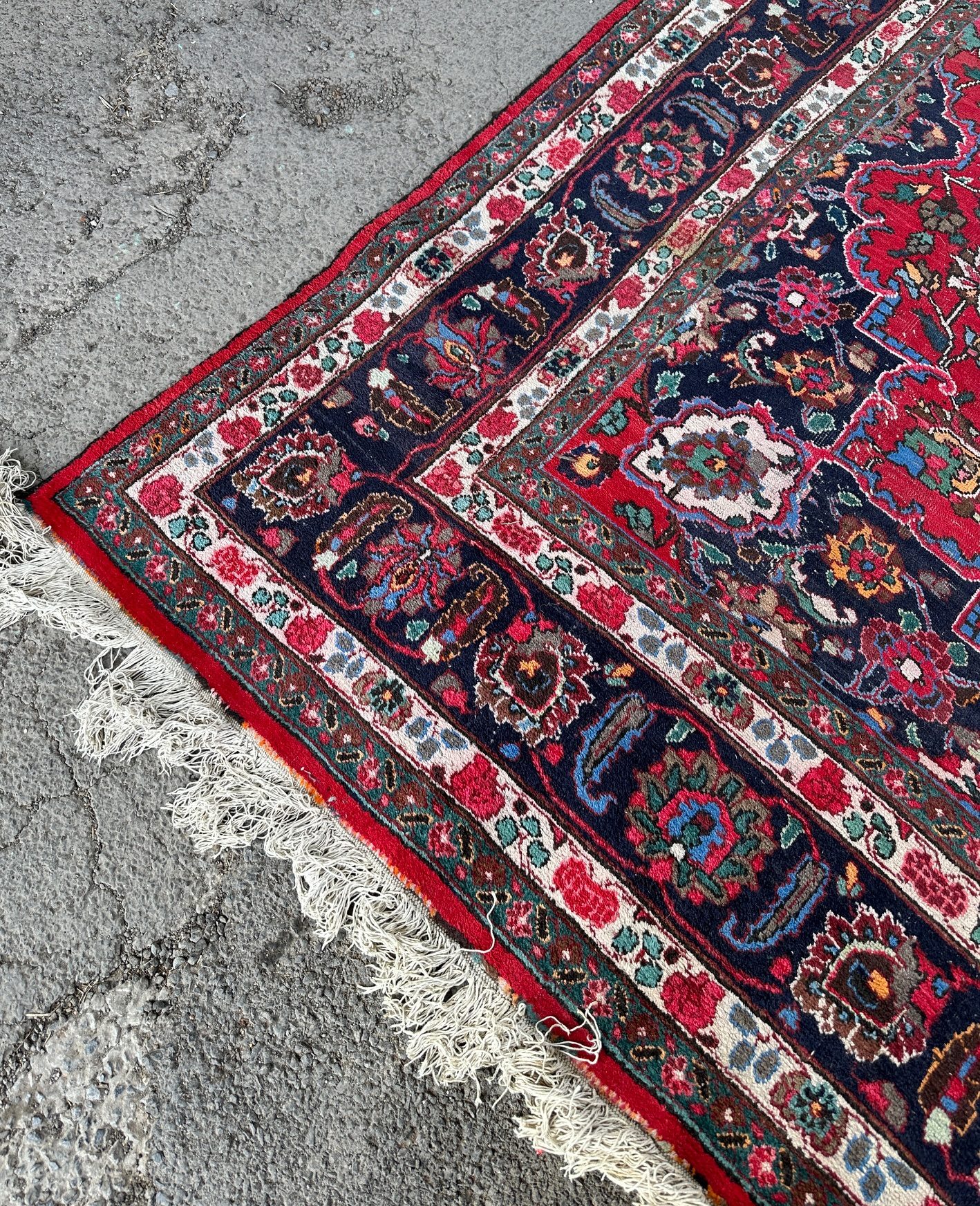 antique rug - Wells Reclamation