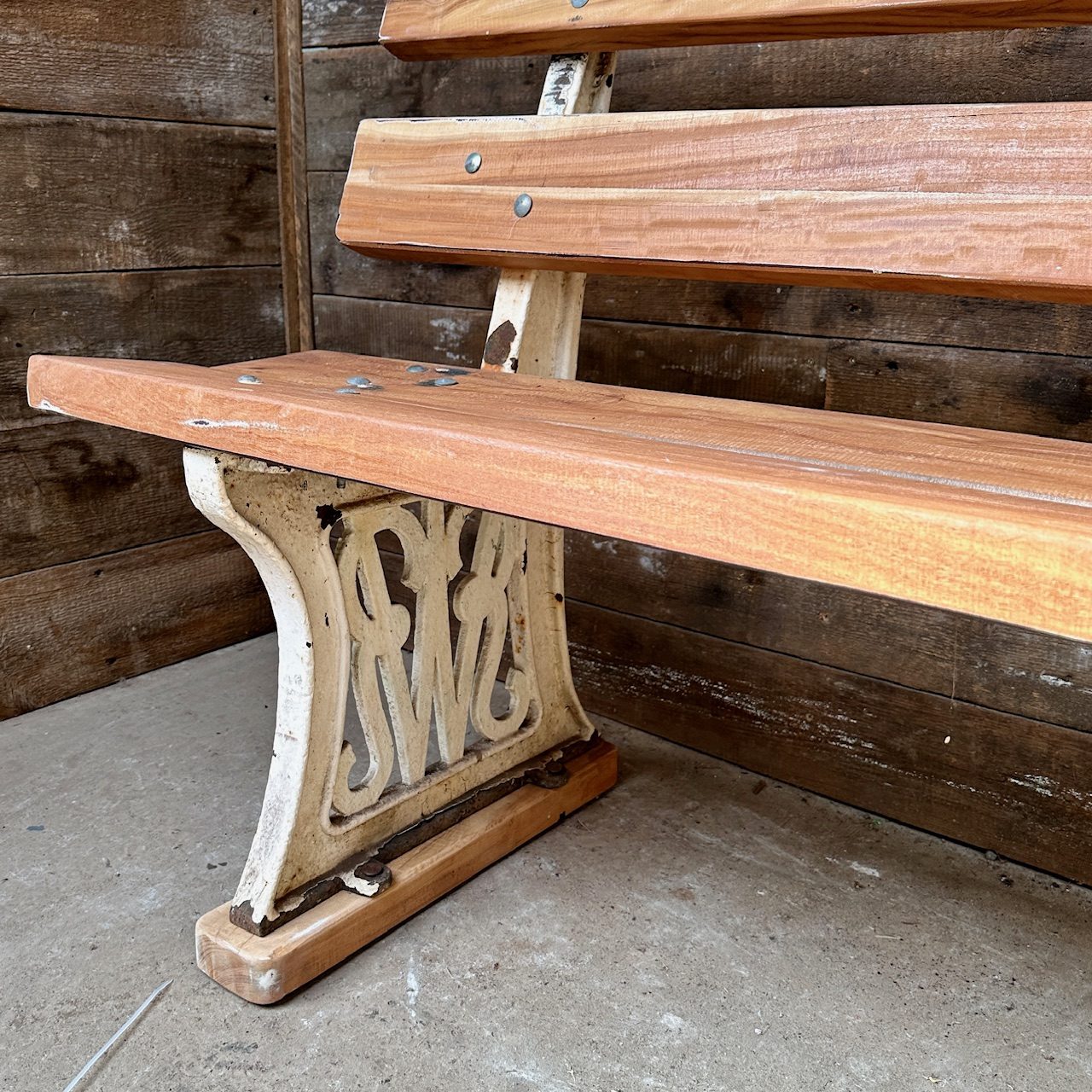 Antique GWR bench - Wells Reclamation