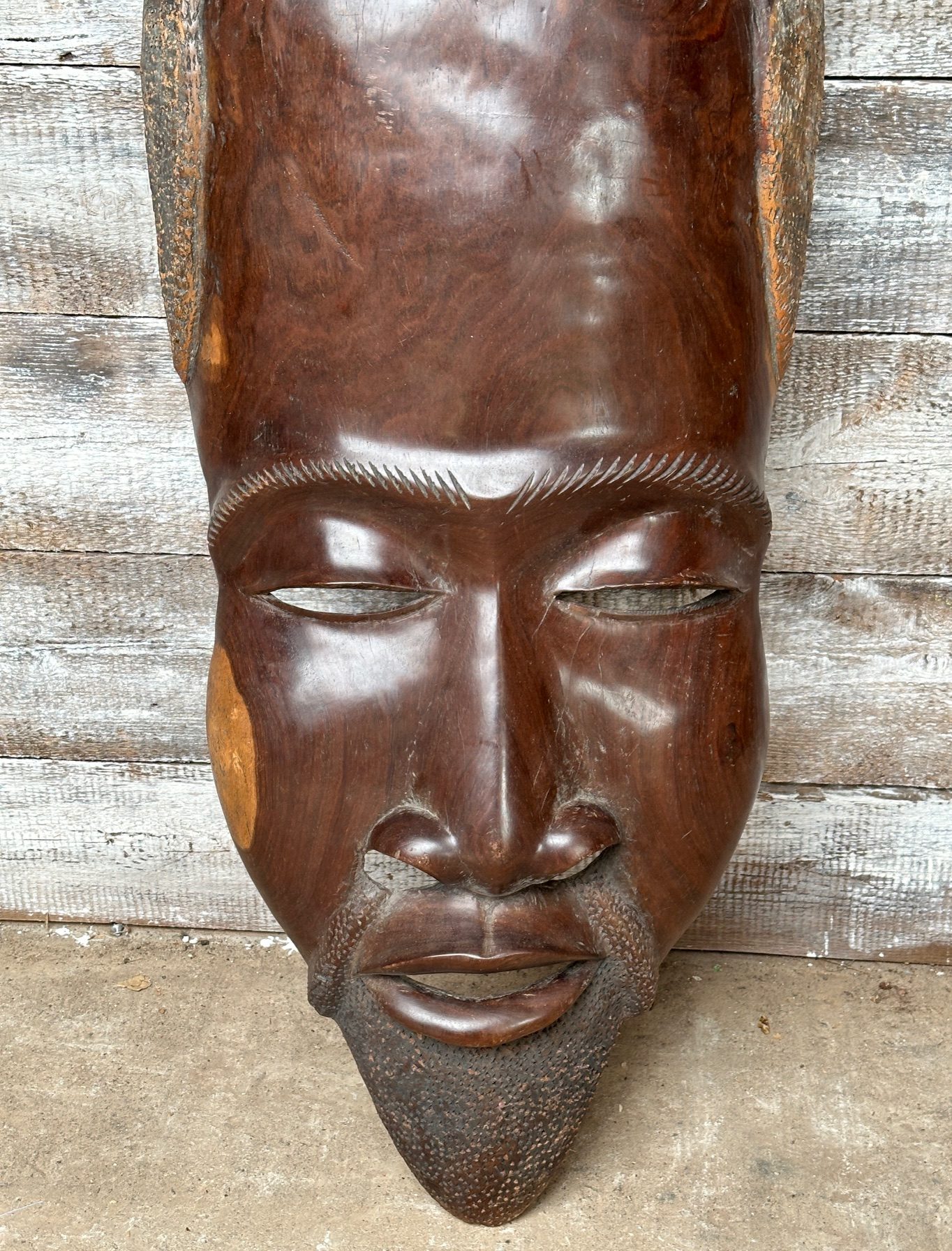African tribal mask - Wells Reclamation