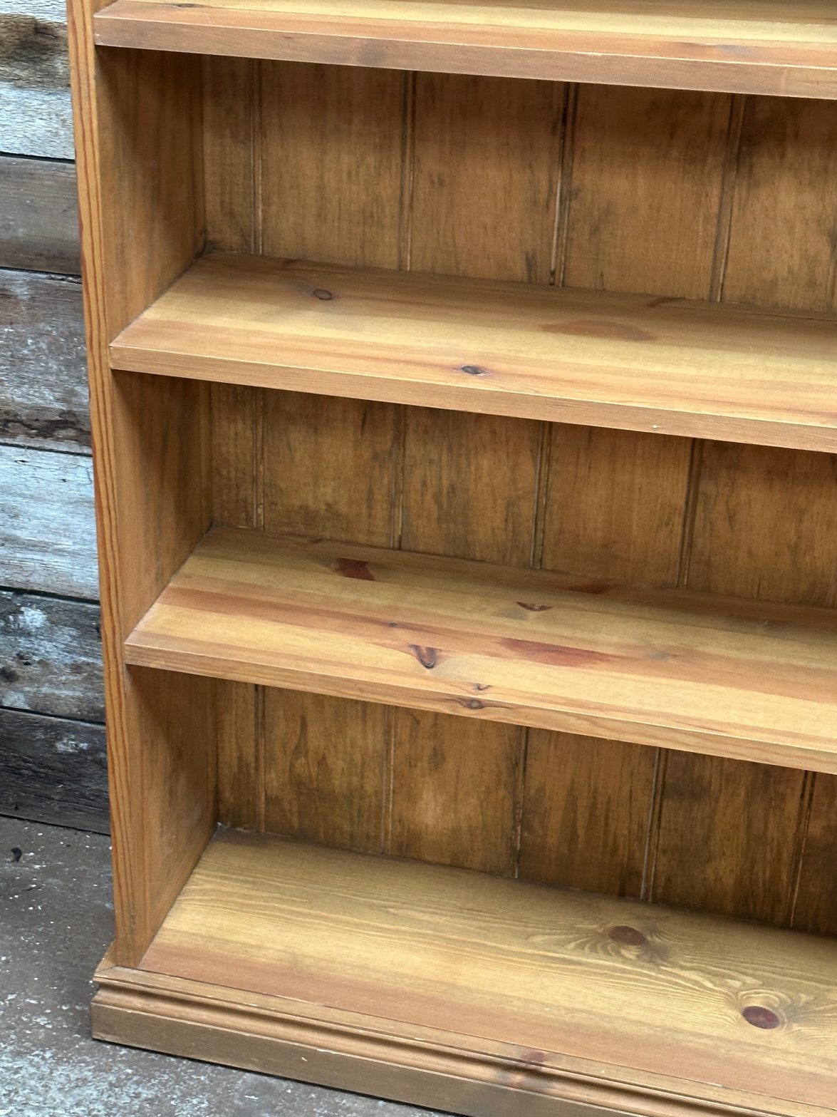 solid pine bookcase - Wells Reclamation