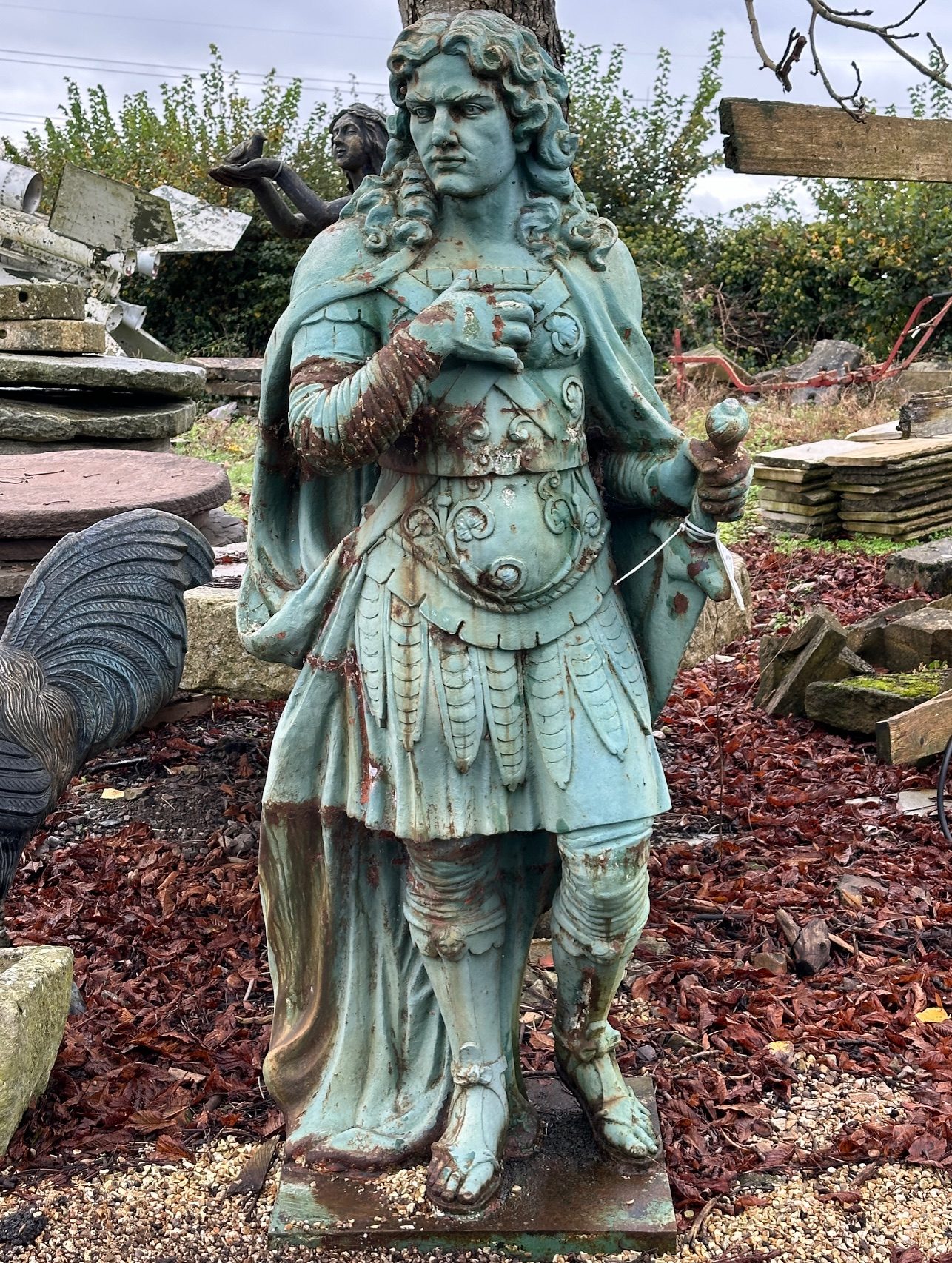 cast iron figure statue - Wells Reclamation