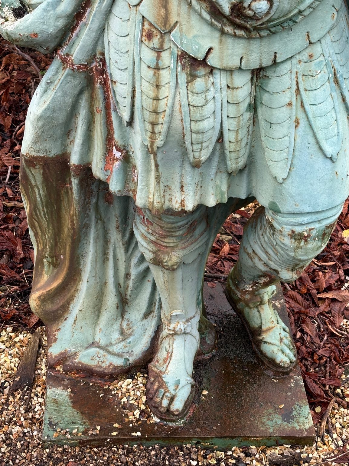 cast iron figure statue - Wells Reclamation