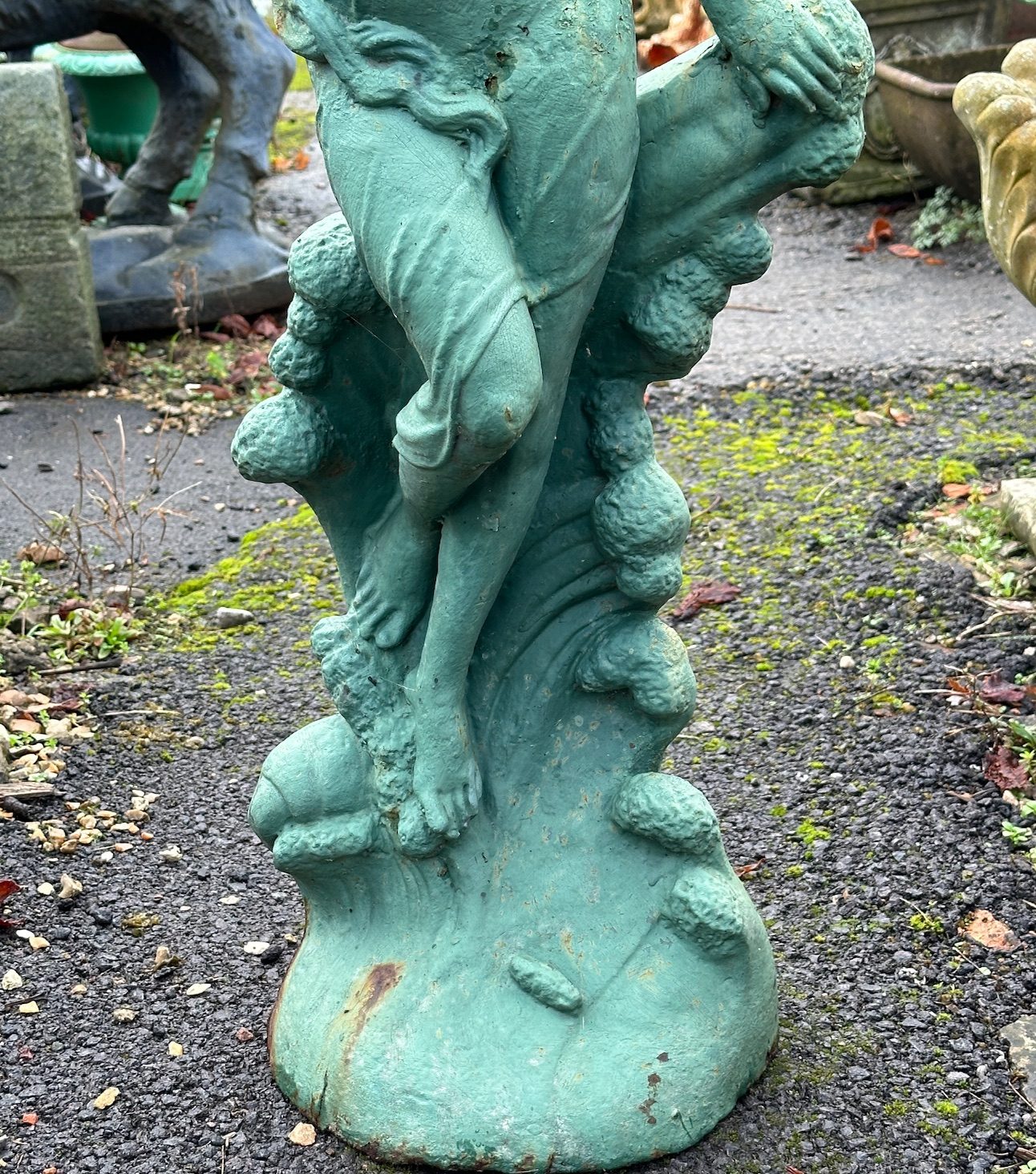 cast iron garden statue - Wells Reclamation