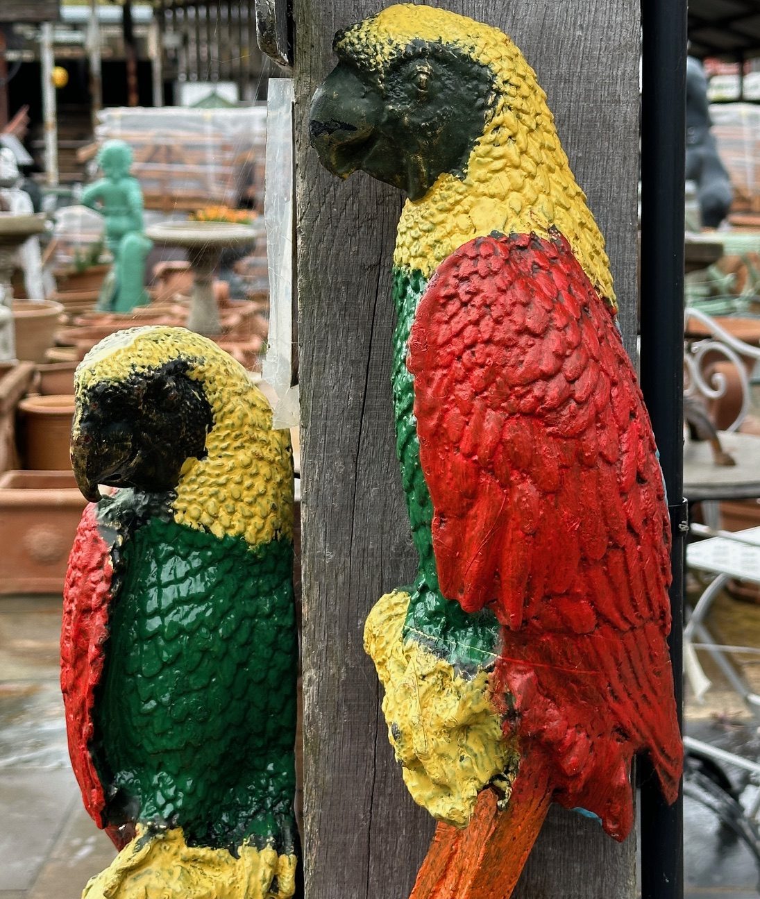 parrot statue - Wells Reclamation