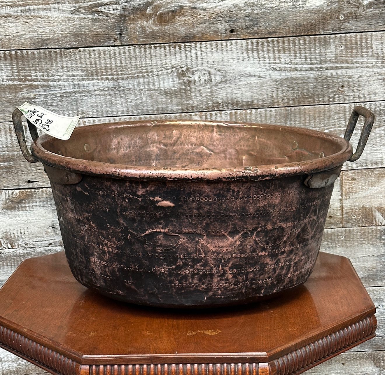antique copper basin - Wells Reclamation