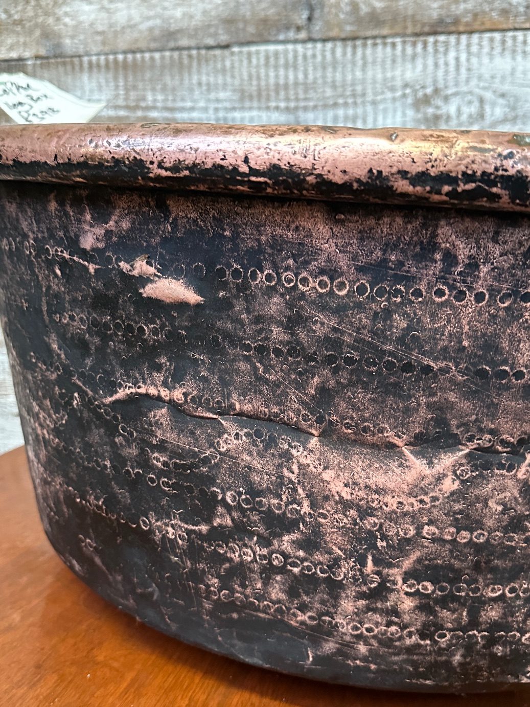 antique copper basin - Wells Reclamation