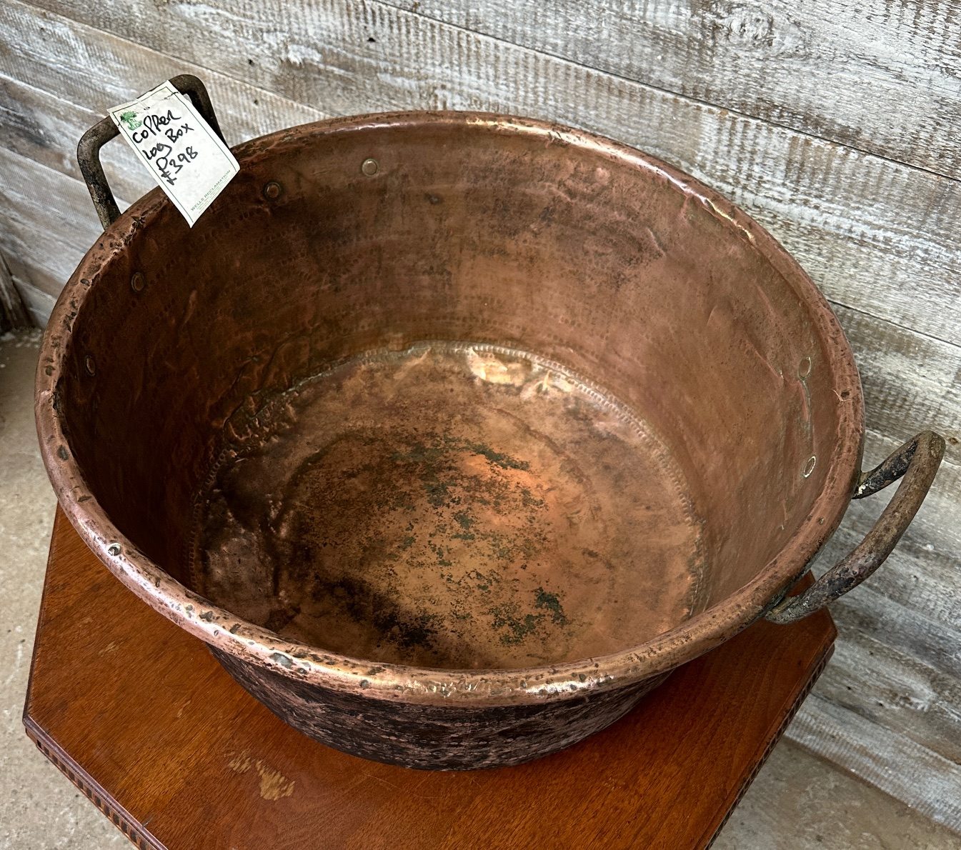antique copper basin - Wells Reclamation