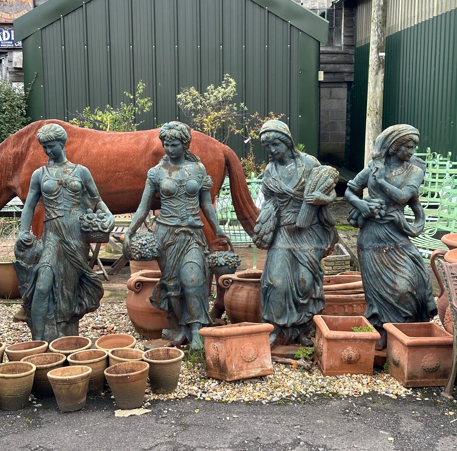 large garden statues - Wells Reclamation