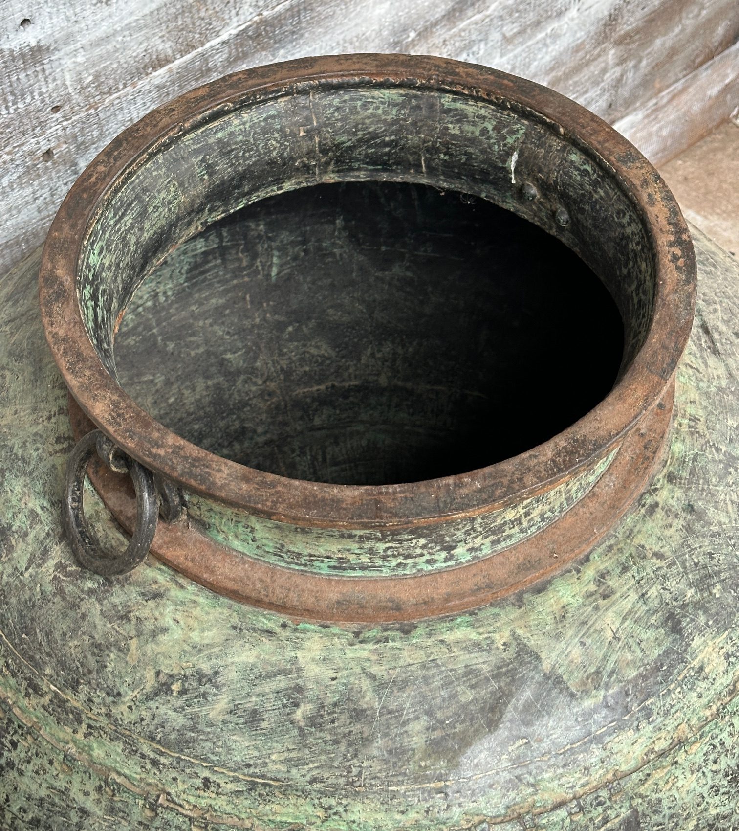 large olive pot - Wells Reclamation
