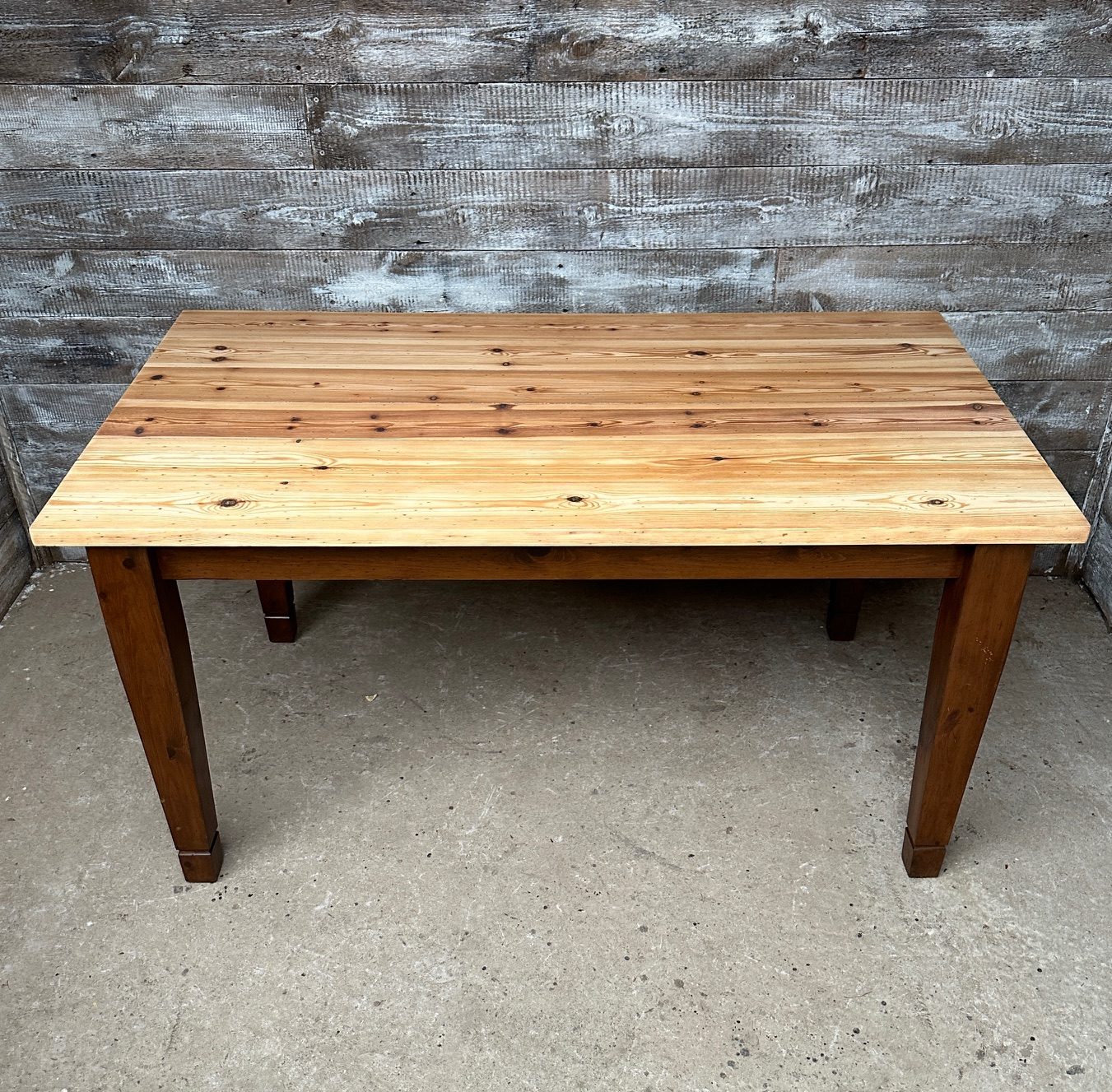 pine dining table - Wells Reclamation