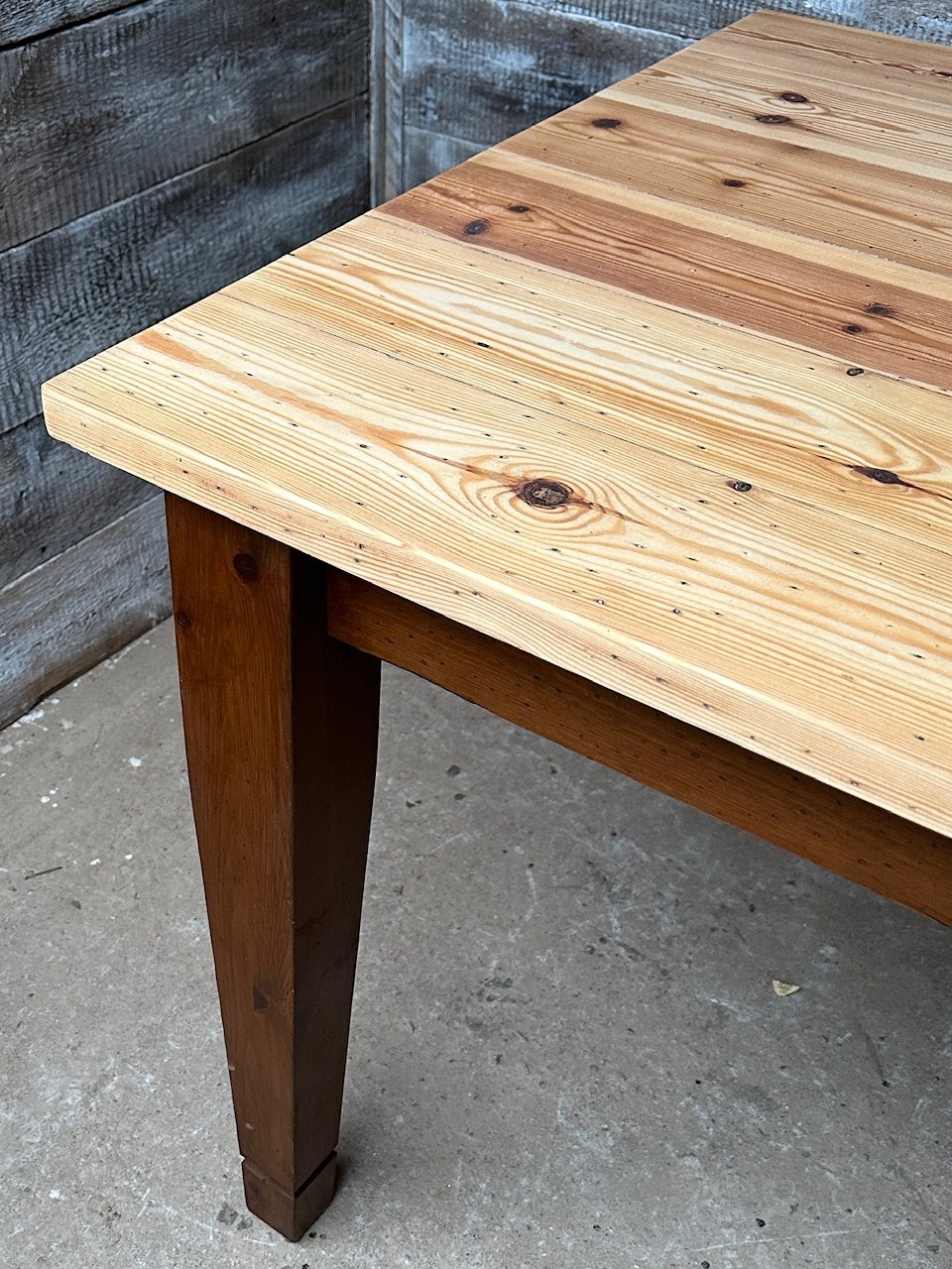 pine dining table - Wells Reclamation
