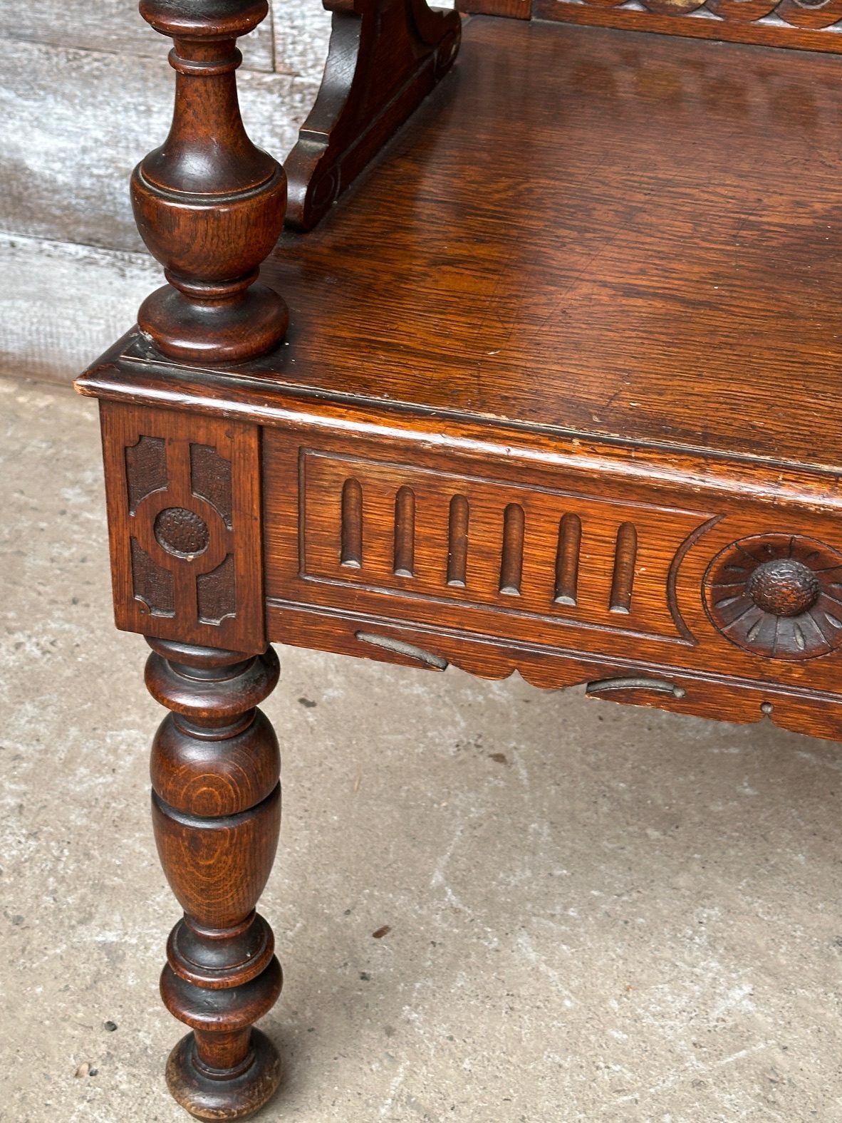 antique bardic chair - Wells Reclamation