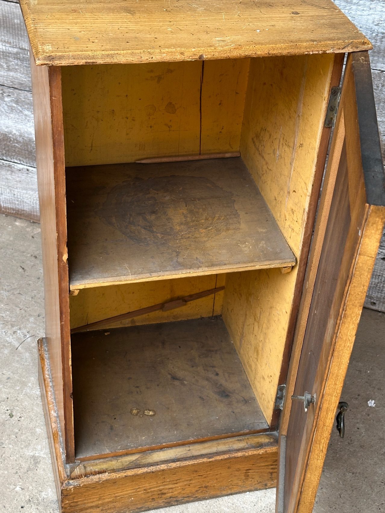 antique bedside cabinet - Wells Reclamation