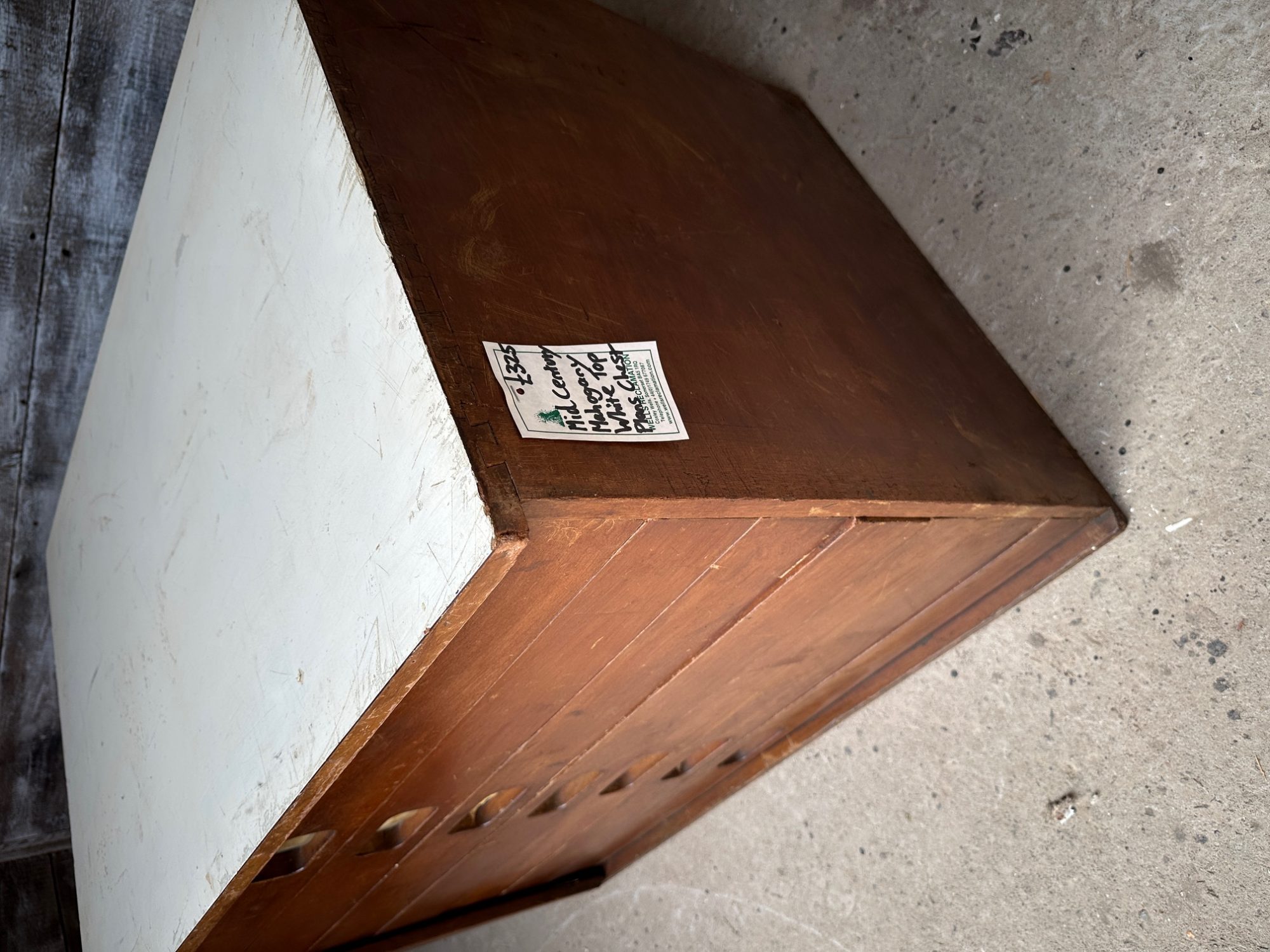 vintage plans chest - Wells Reclamation