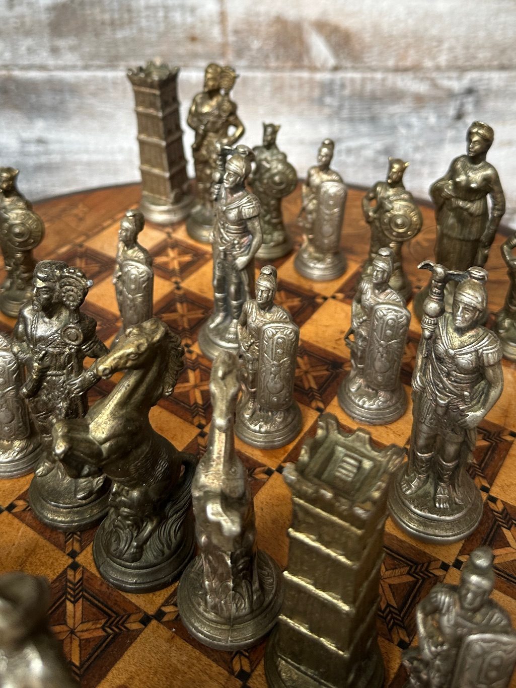 vintage chess set - Wells Reclamation