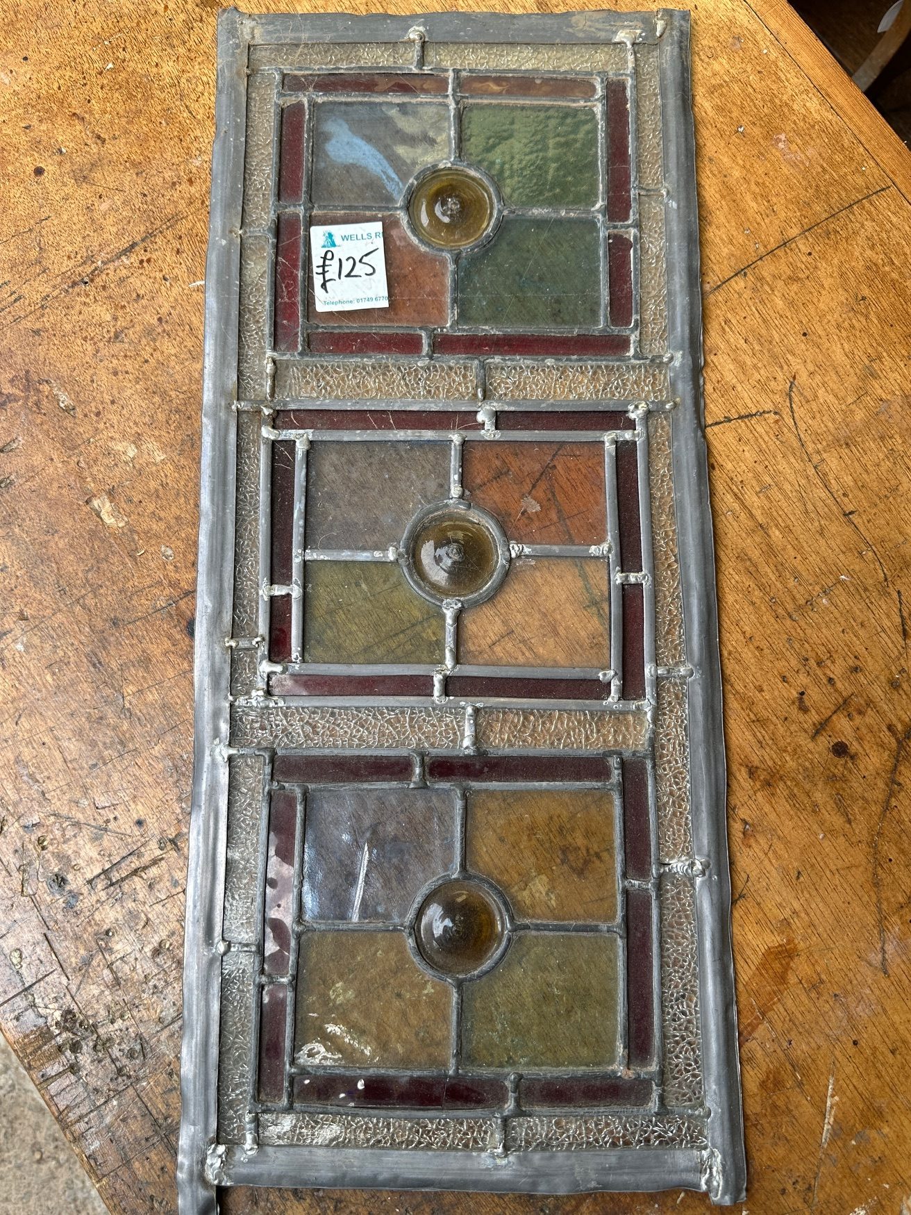 antique stained glass - Wells Reclamation