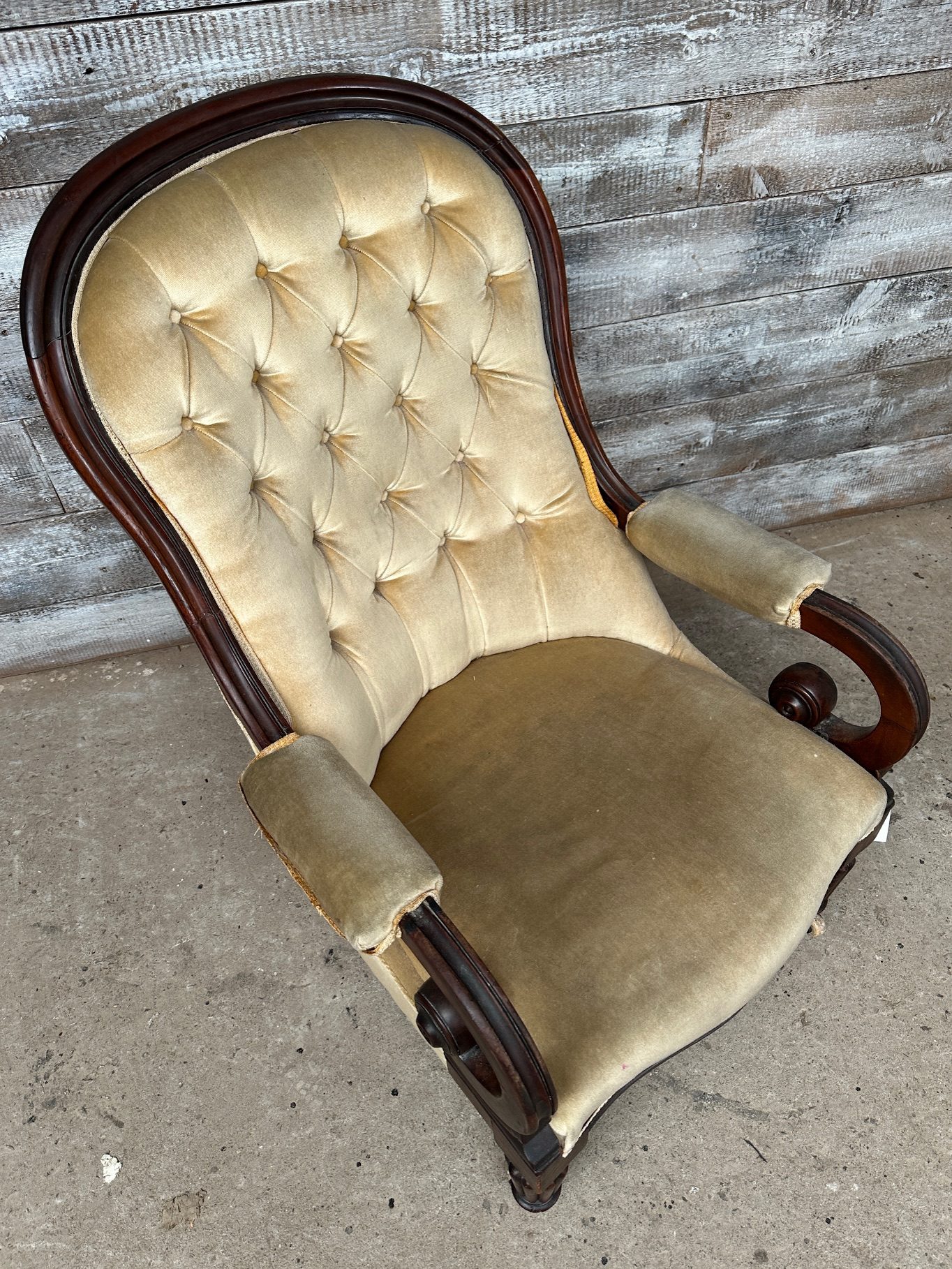 antique victorian armchair - Wells Reclamation