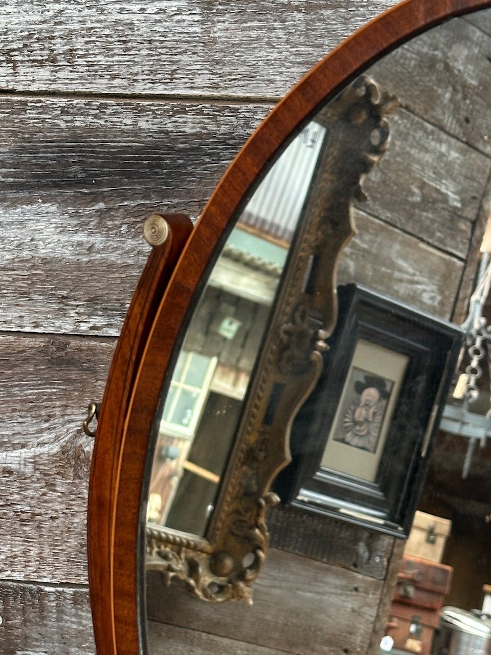 antique table top mirror - Wells Reclamation