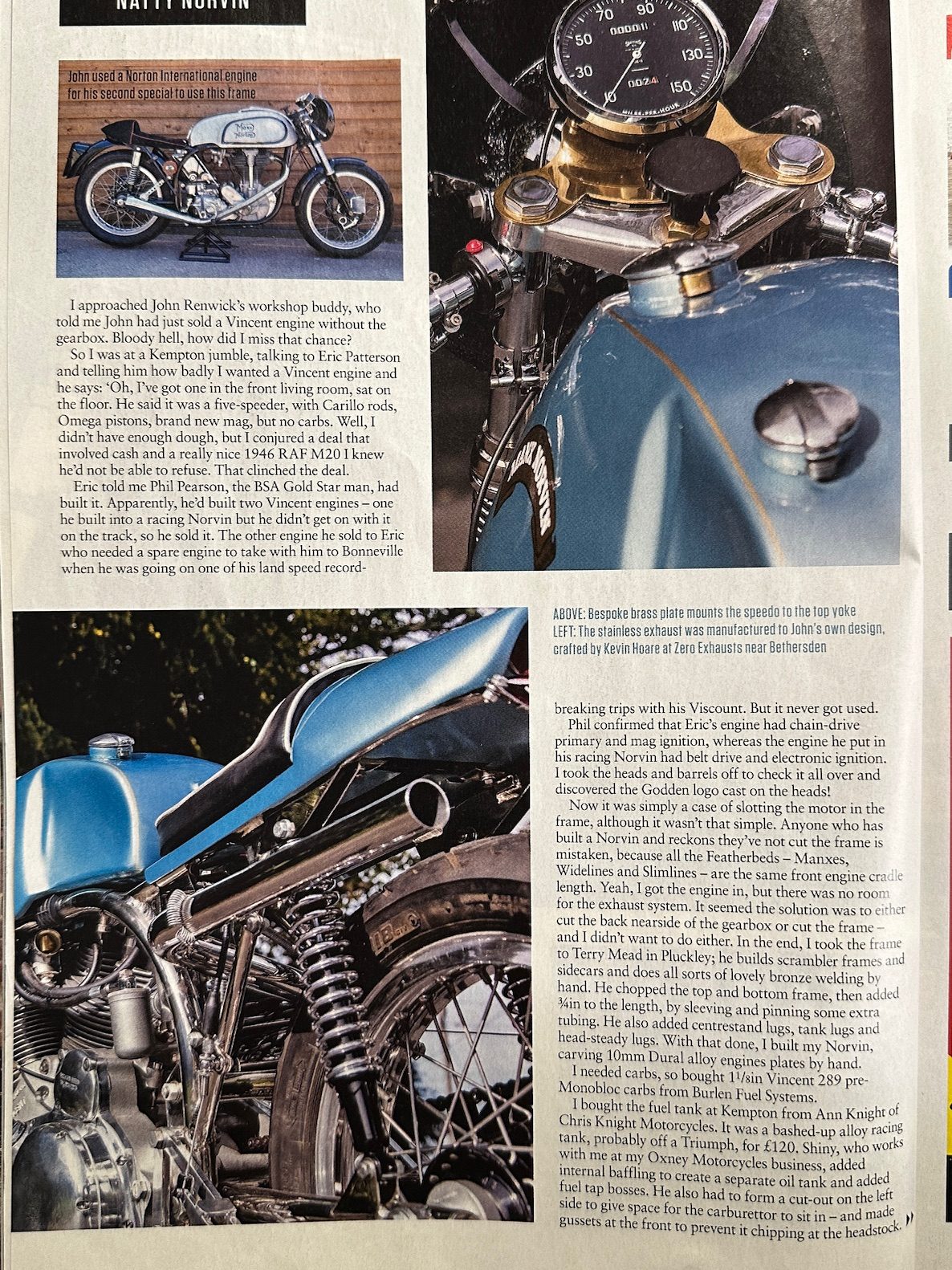 Manx Norvin motorcycle - Wells Reclamation