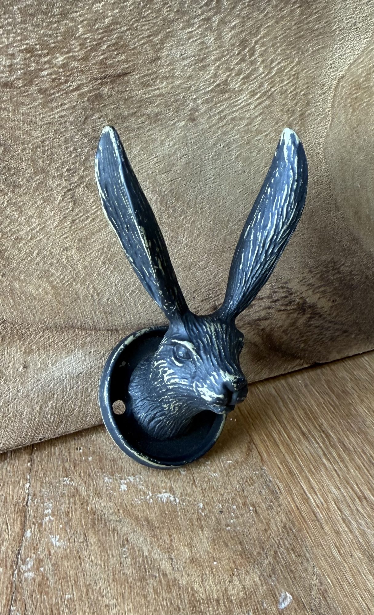 Rustic Hare Double Hook - Wells Reclamation