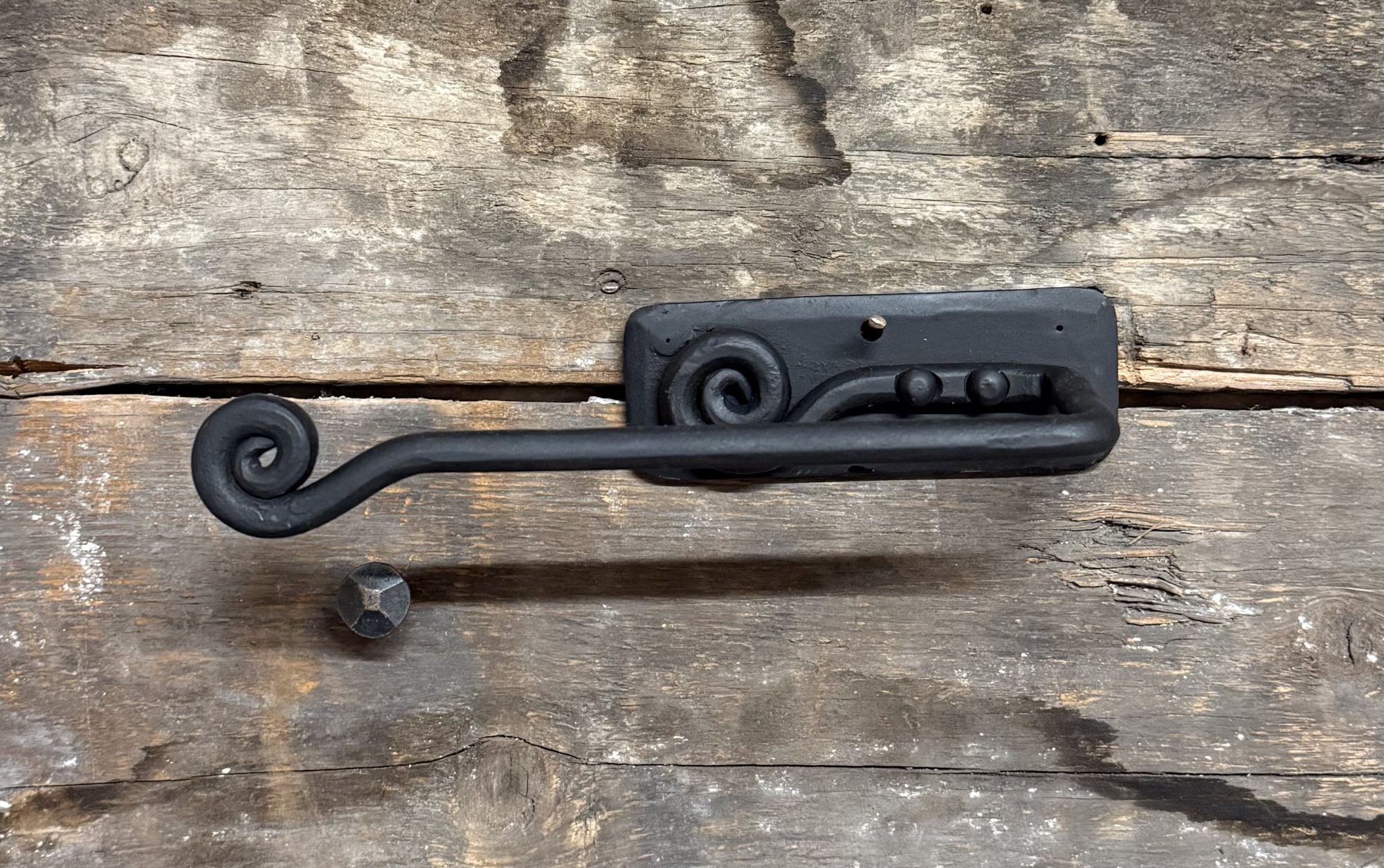 Wrought Iron Loo Roll Holder - Wells Reclamation