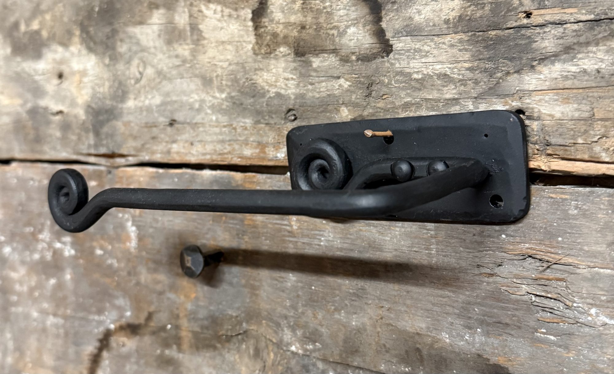 Wrought Iron Loo Roll Holder - Wells Reclamation