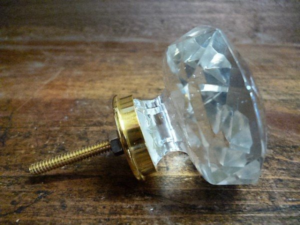 Glass cupboard knob - Wells Reclamation