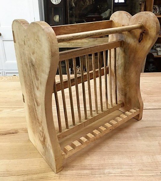 Vintage Wood Plate Rack Traditional Vintage Solid Pine Wood Kitchen